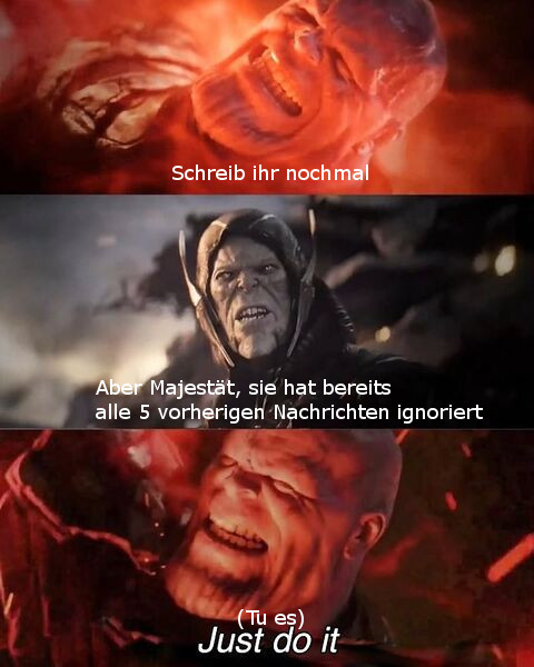 Thanos' «Tu es» – Meming Wiki